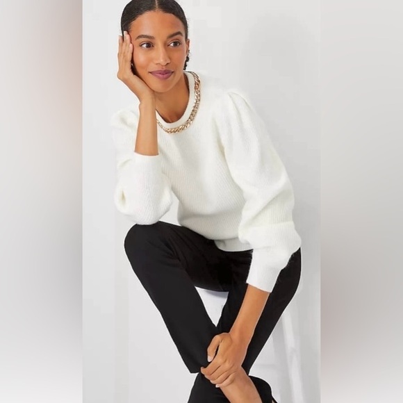 Ann Taylor | Sweaters | Nwt Ann Taylor Sweater Xs Winter White Gold ...